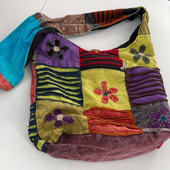 Nepal. | Bags | Boho Festival Crossbody Hippie Bag Made In Nepal 0 ...